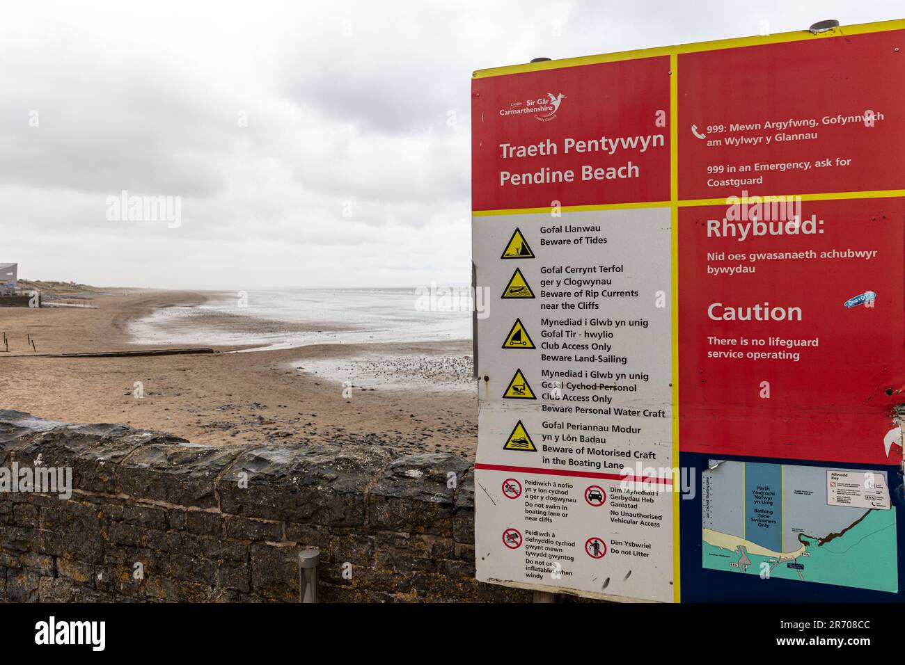 Pendine Sands, Carmarthen, Wales, UK, Pendine Sands, Carmarthenshire ...