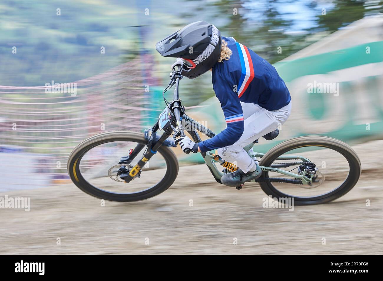 Lenzerheide, Schweiz. 9. Juni 2023. BESSON Soline FRA während des ...