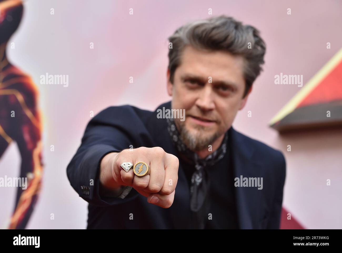 Director Andy Muschietti arrives at the premiere of "The Flash" on ...