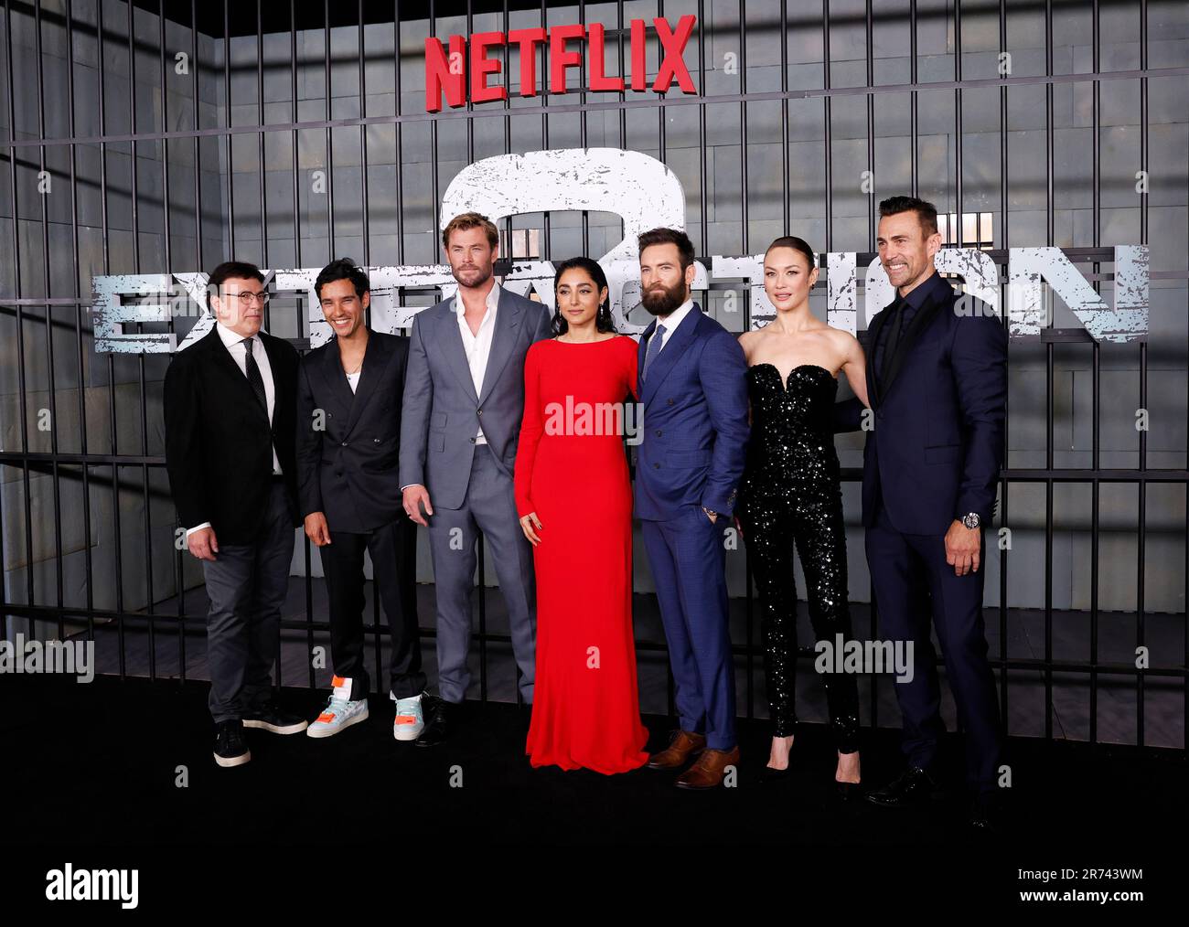 New York, Usa. 12. Juni 2023. Anthony Russo, Adam Bessa, Chris ...