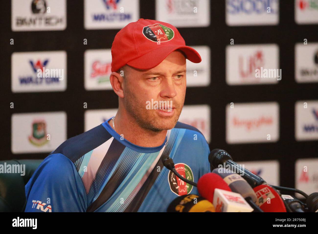 Der Leiter des Afghanistan Cricket Team Coach Jonathan Trott nimmt an ...