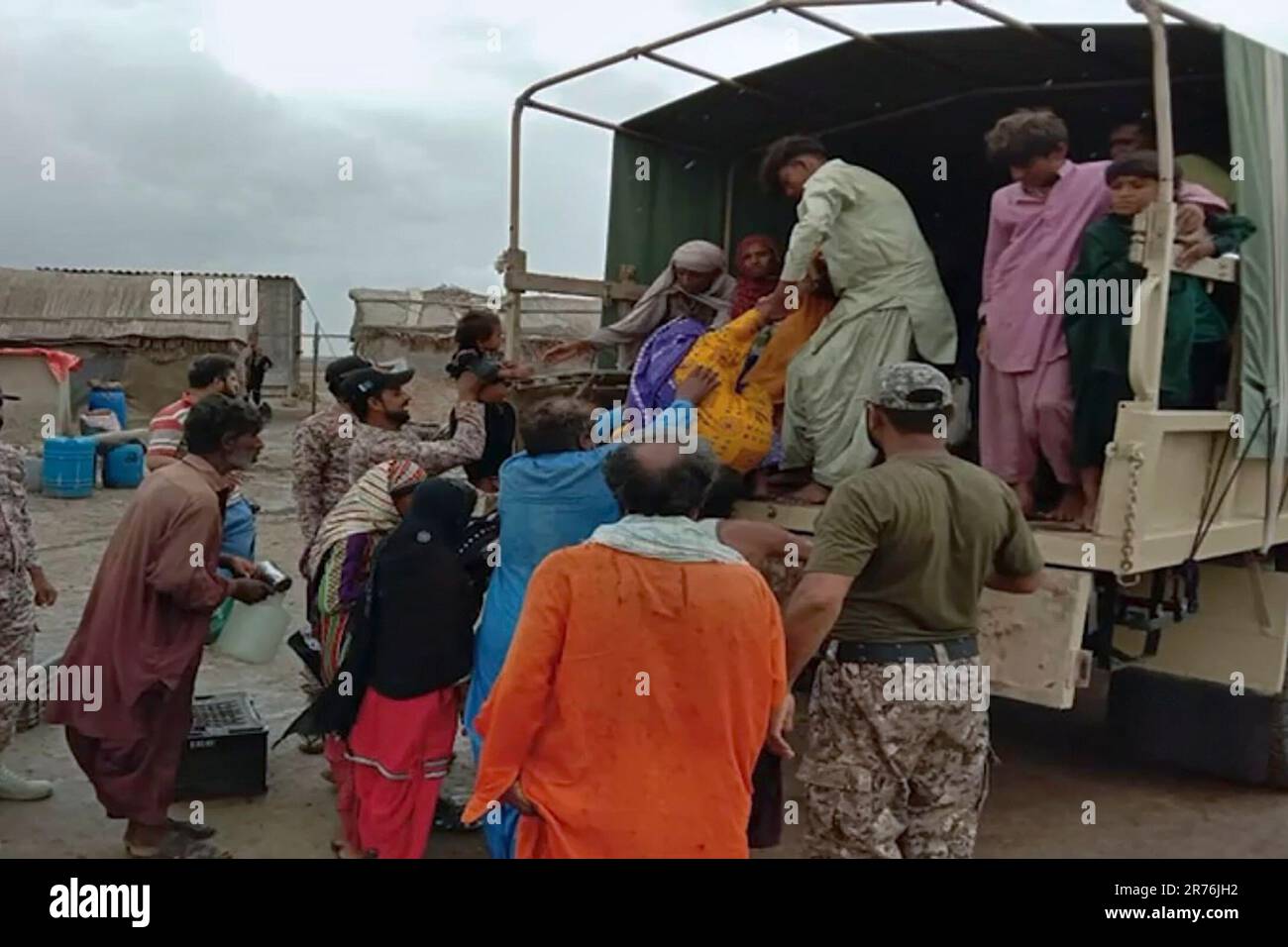 In this picture released by Pakistan's Sindh Rangers, paramilitary ...