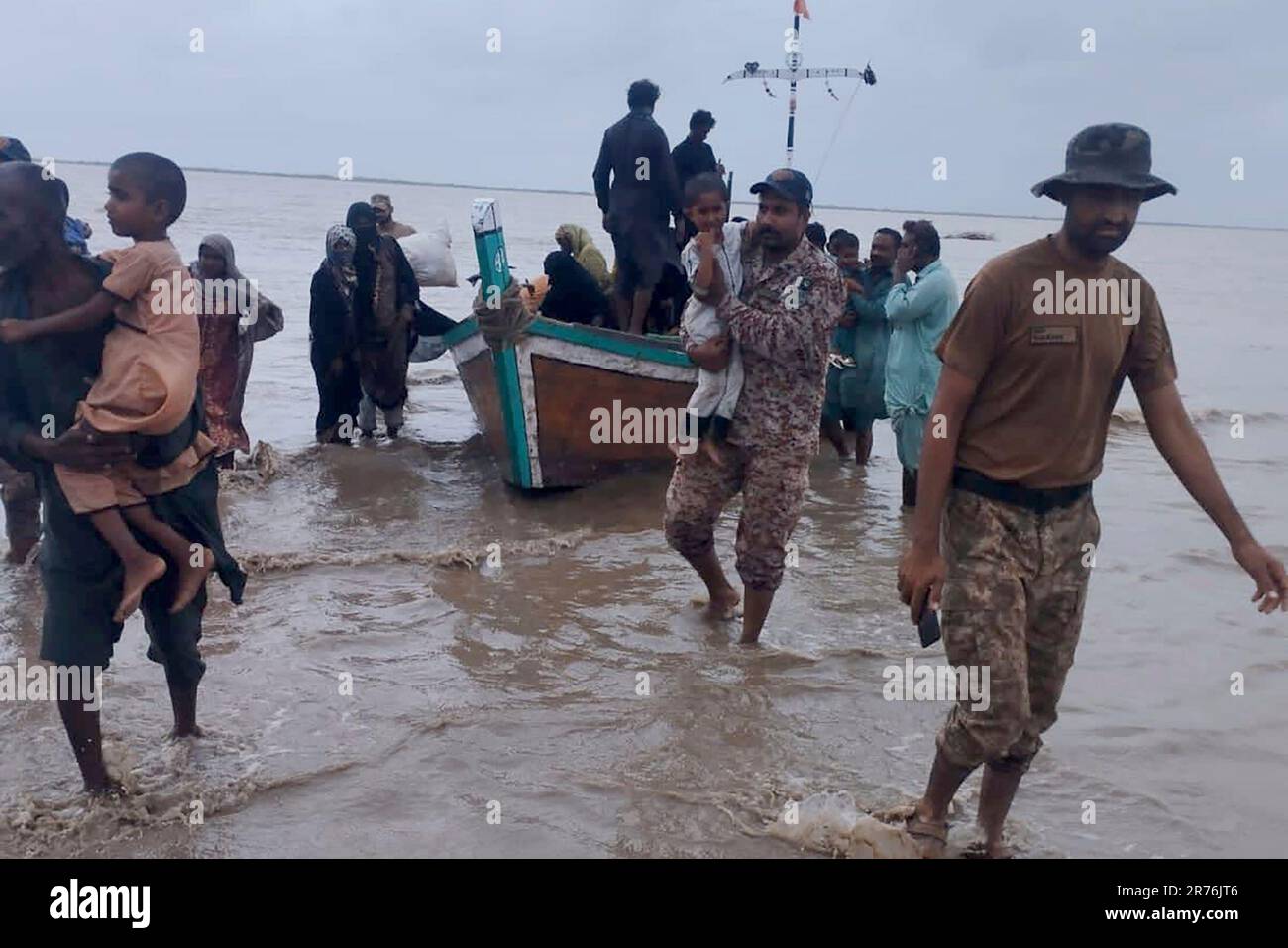 In this picture released by Pakistan's Sindh Rangers, paramilitary ...