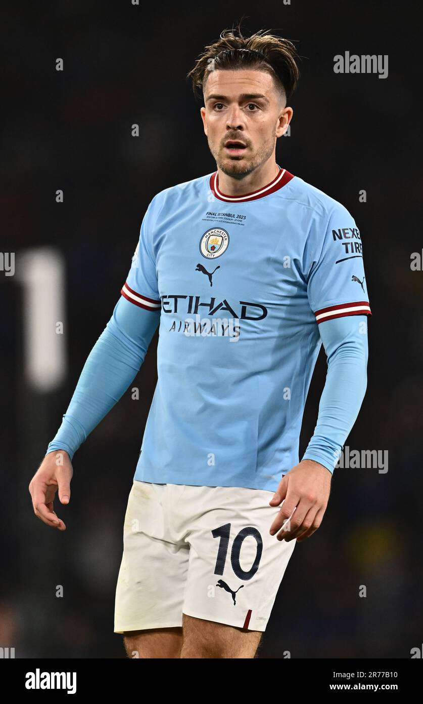 ISTANBUL, TÜRKEI – JUNI 10: Jack Grealish von Manchester City während ...