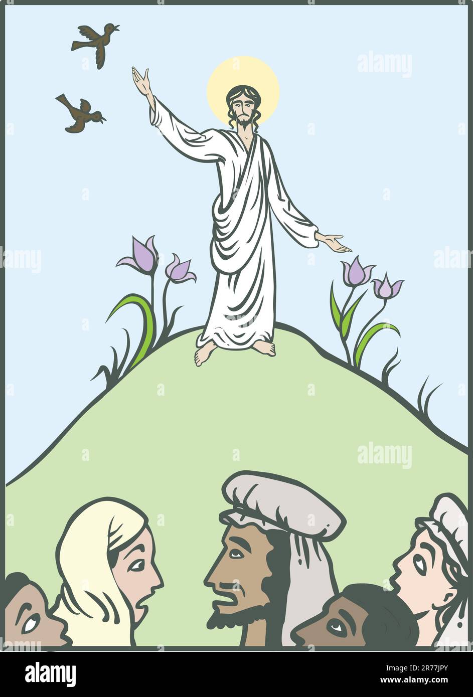 Jesus gesicht kunst Stock-Vektorgrafiken kaufen - Alamy