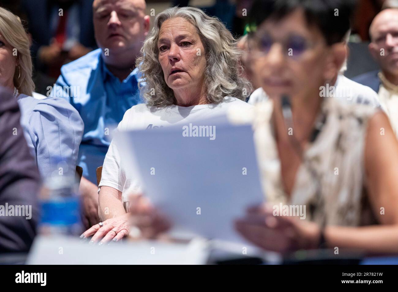 Micki Witthoeft, the mother of Ashli Babbitt, attends an event hosted ...