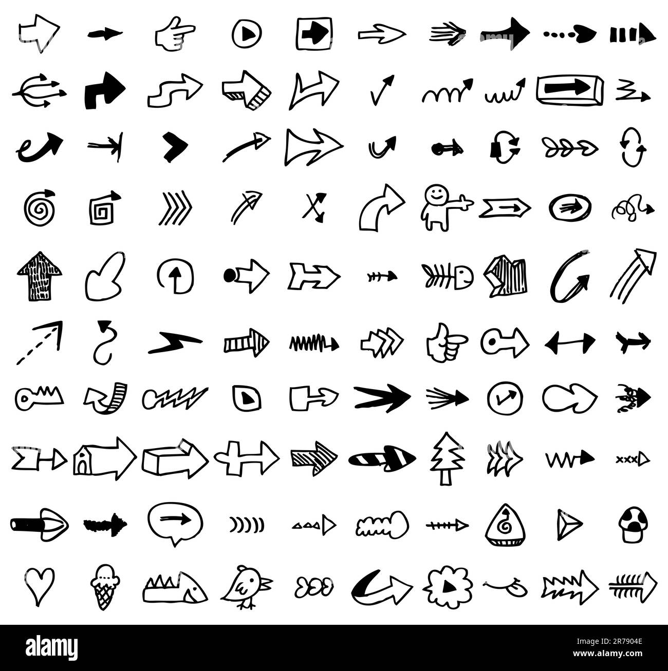 Pfeil zeichnen -Fotos und -Bildmaterial in hoher Auflösung – Alamy