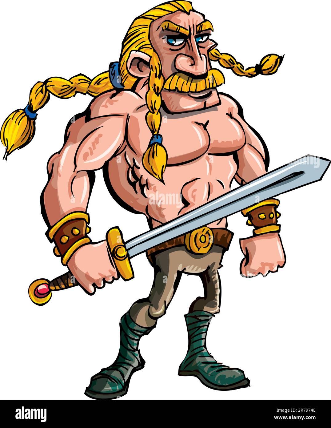 Cartoon wikinger Stock-Vektorgrafiken kaufen - Alamy