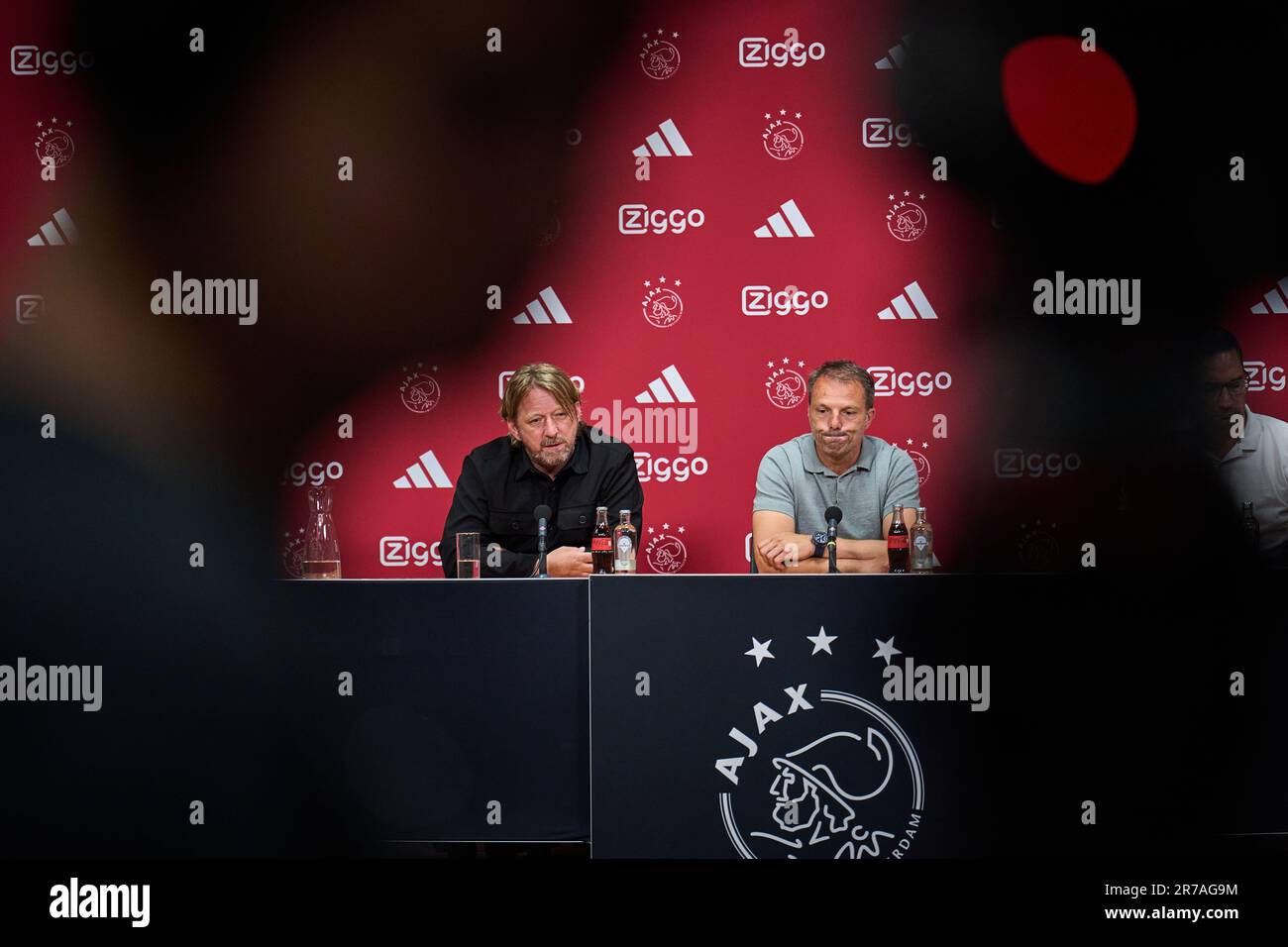 AMSTERDAM - 14. 06. 2023, der neue Cheftrainer Maurice Steijn und ...