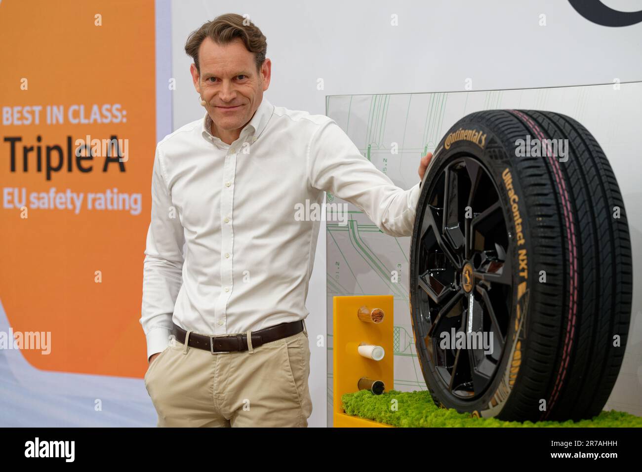 14. Juni 2023, Hesse, Frankfurt/M.: Nikolai Setzer, CEO der Continental ...
