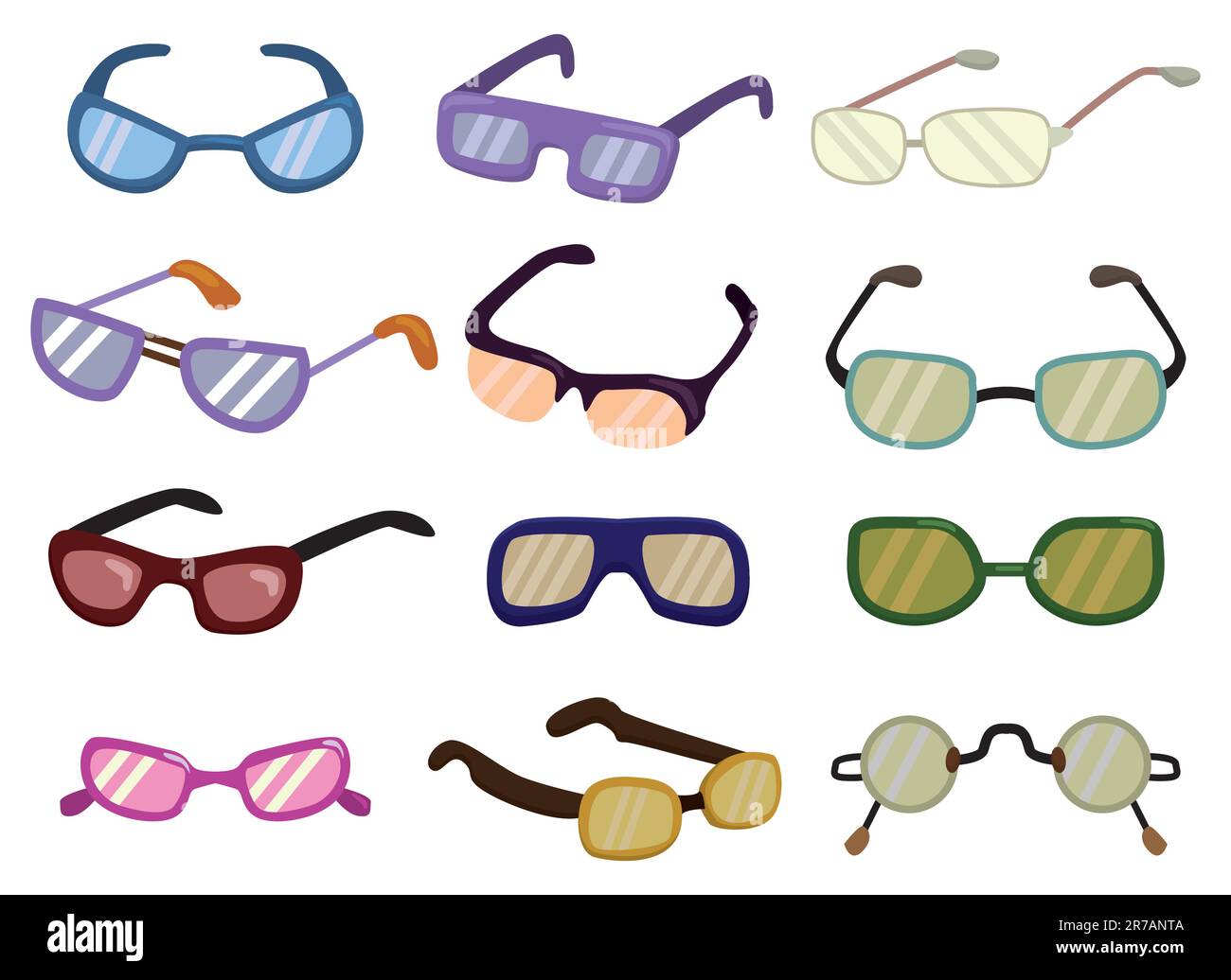 Attraktive brillen Stock-Vektorgrafiken kaufen - Alamy