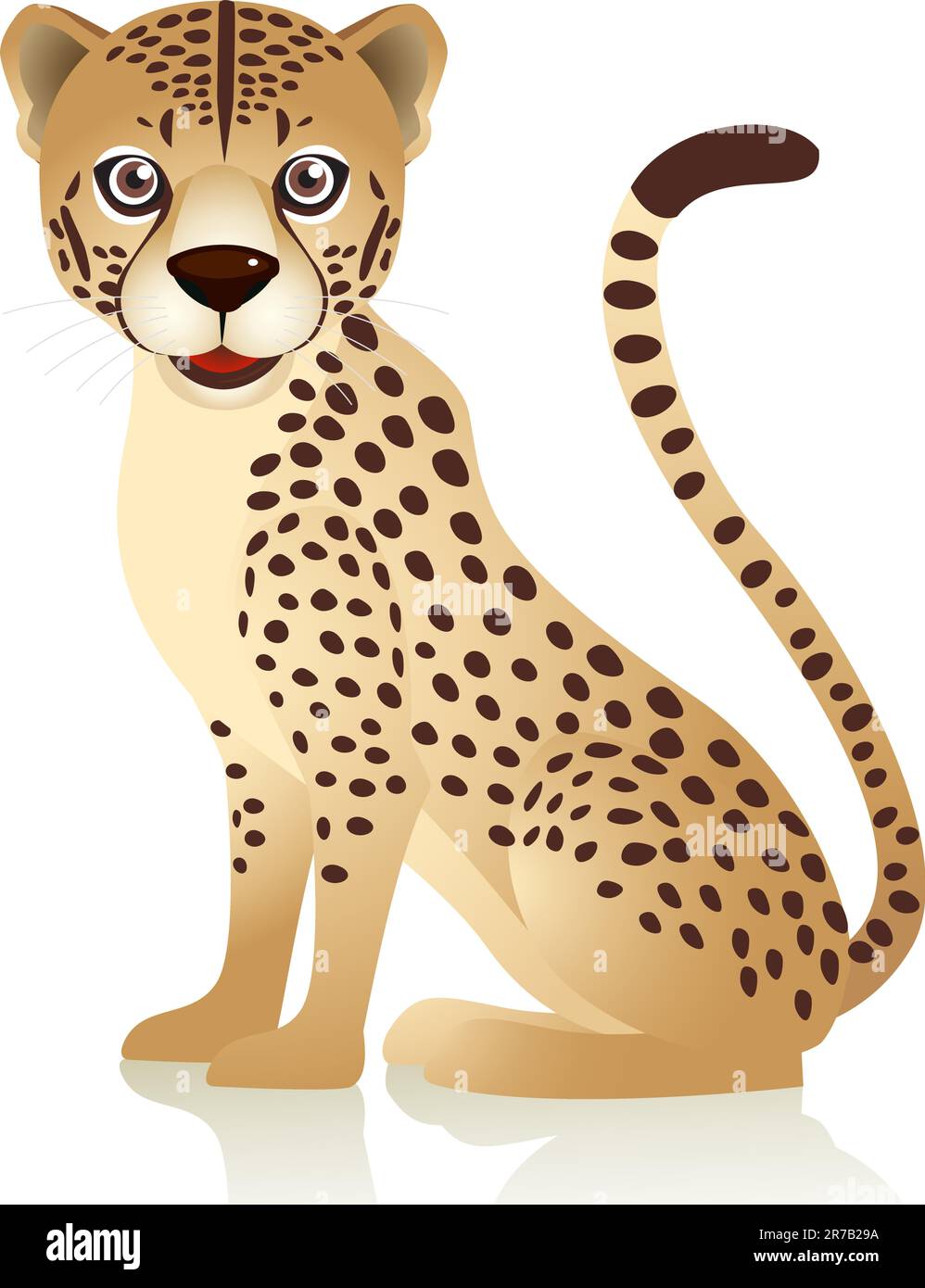 Stalking gepard Stock-Vektorgrafiken kaufen - Alamy