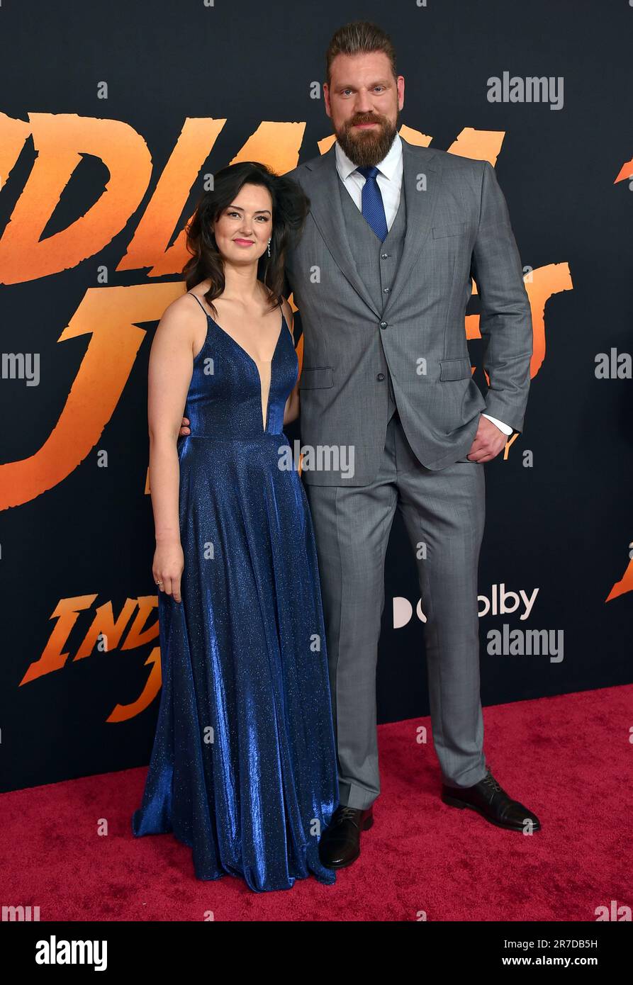 Olivier Richters, left, and Desiree Stuijt arrive at the premiere of ...