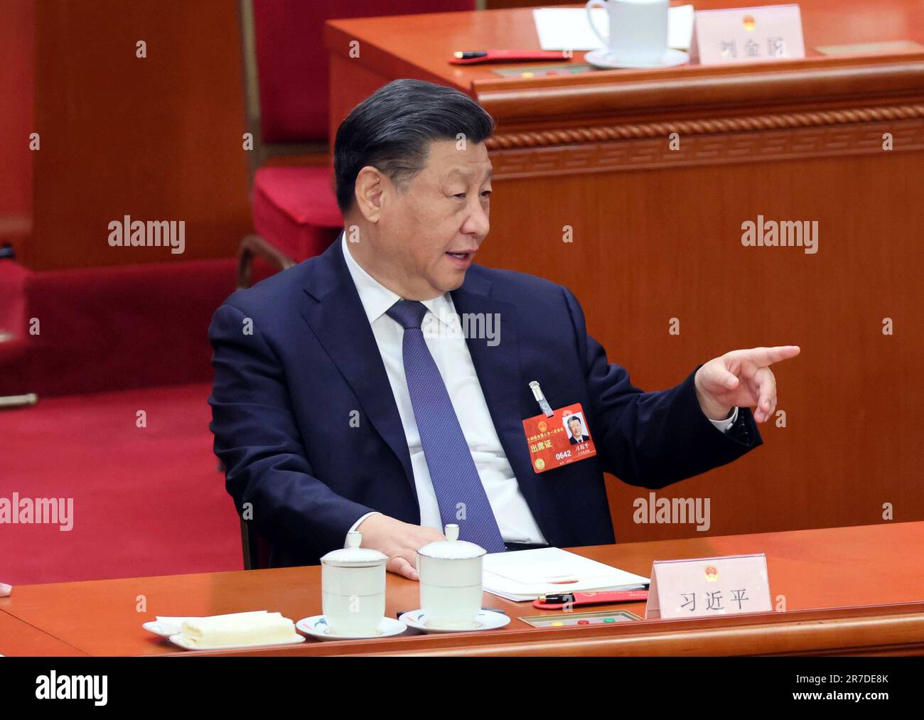 FILE: Chinese President Xi Jinping attends the National People's ...