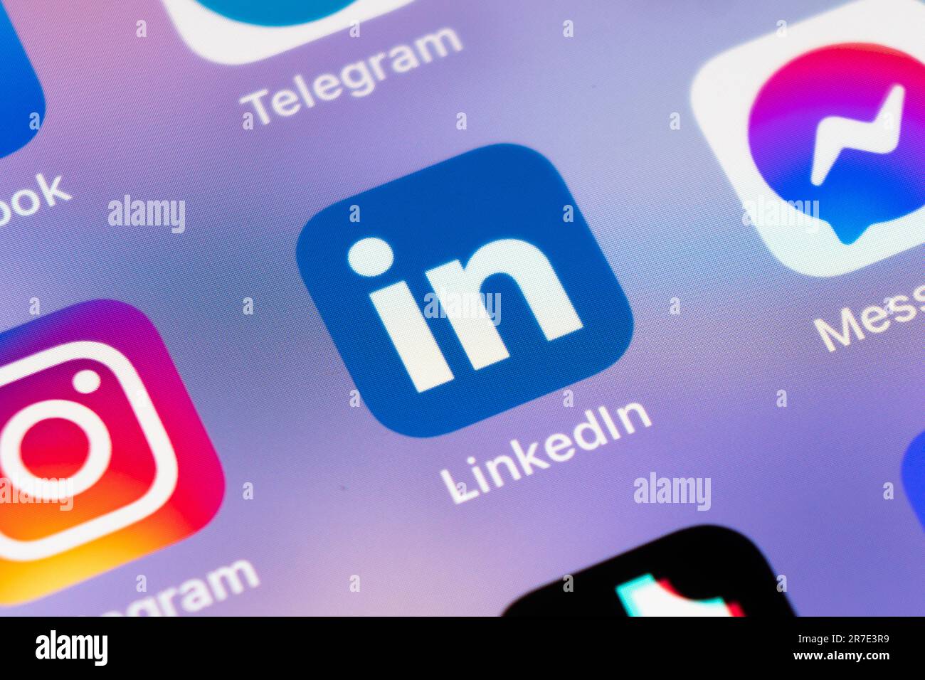 Linkedin logo app icon -Fotos und -Bildmaterial in hoher Auflösung – Alamy