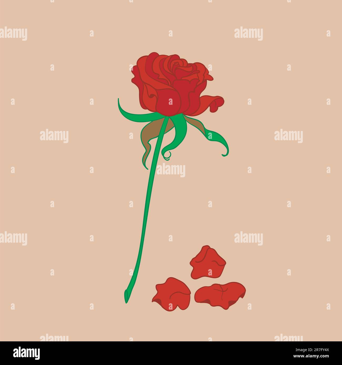 Rosa flirt rose Stock-Vektorgrafiken kaufen - Alamy