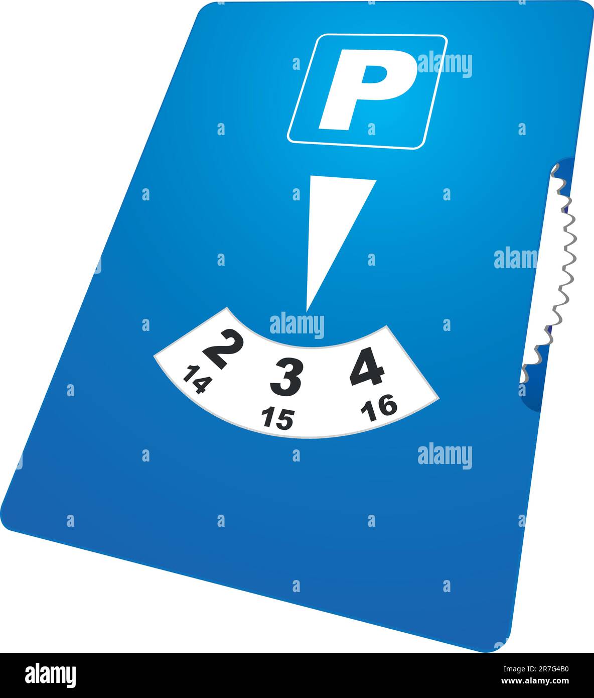 Ticket und parkscheibe Stock-Vektorgrafiken kaufen - Alamy