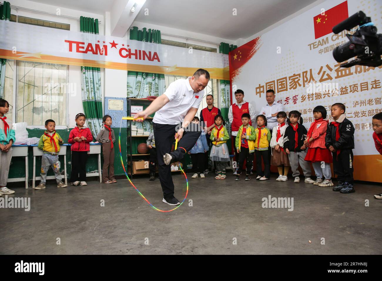 LUZHOU, CHINA - 15. JUNI 2023 - Qu Quanhua, der zweitplatzierte beim ...