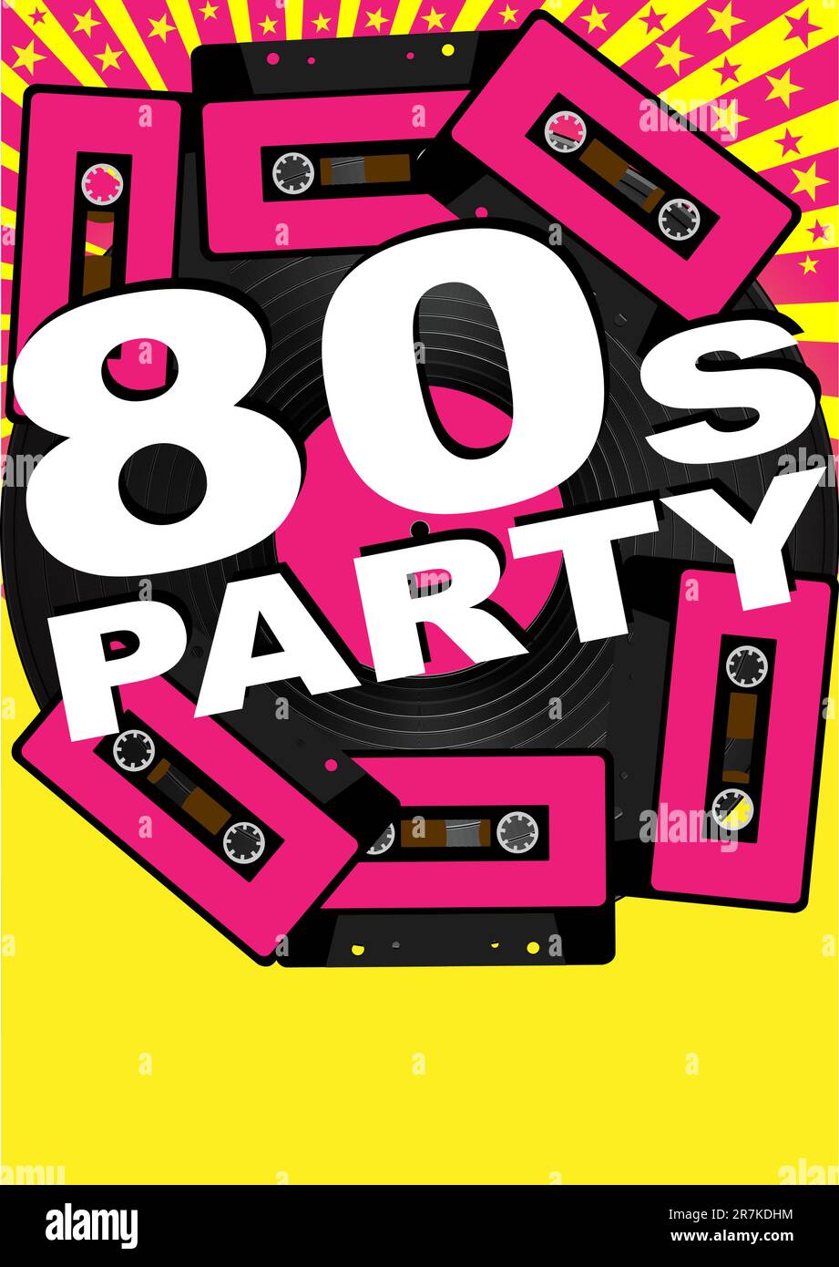 80er jahre party Stock-Vektorgrafiken kaufen - Alamy