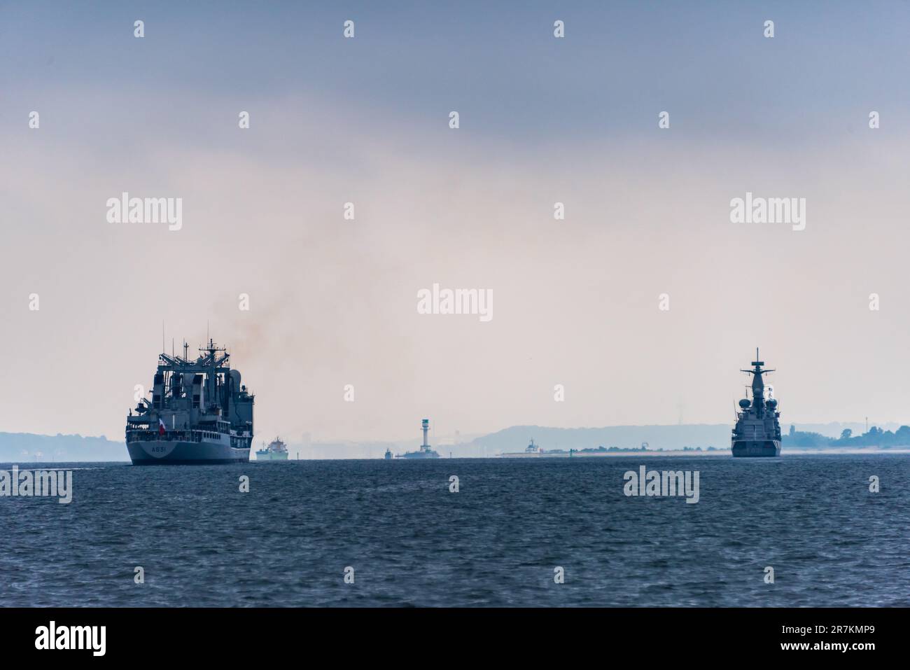 Kiel, Deutschland, 16. Juni 2023, die Deutsche Marine begrüßt zur ...