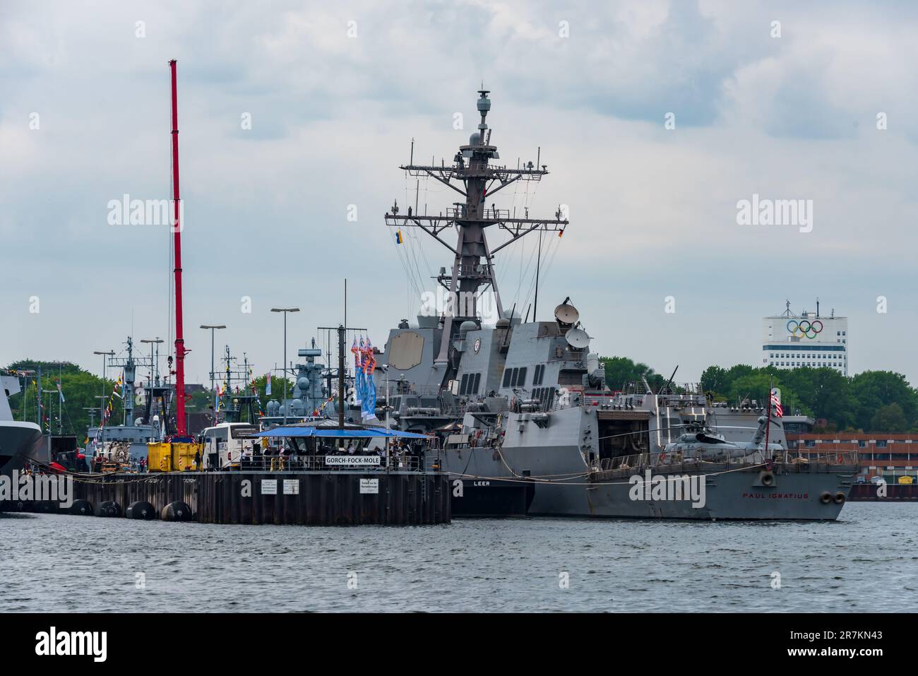 Kiel, Deutschland, 16. Juni 2023, die Deutsche Marine begrüßt zur ...