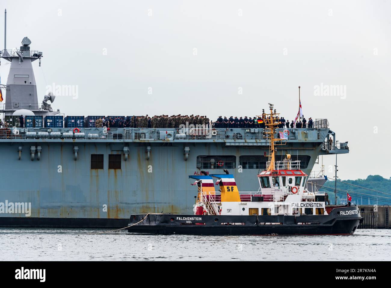 Kiel, Deutschland, 16. Juni 2023, die Deutsche Marine begrüßt zur ...