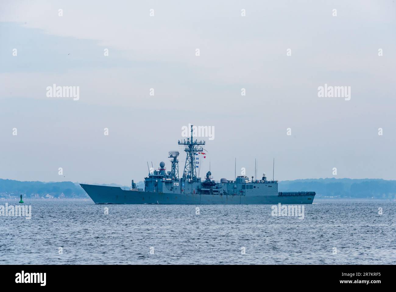 Kiel, Deutschland, 16. Juni 2023, die Deutsche Marine begrüßt zur ...