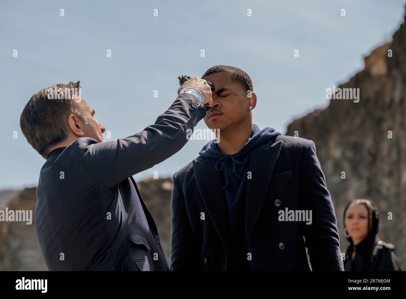 POWER BOOK II: GHOST, Michael Rainey Jr (Mitte), Alix Lapri (rechts ...