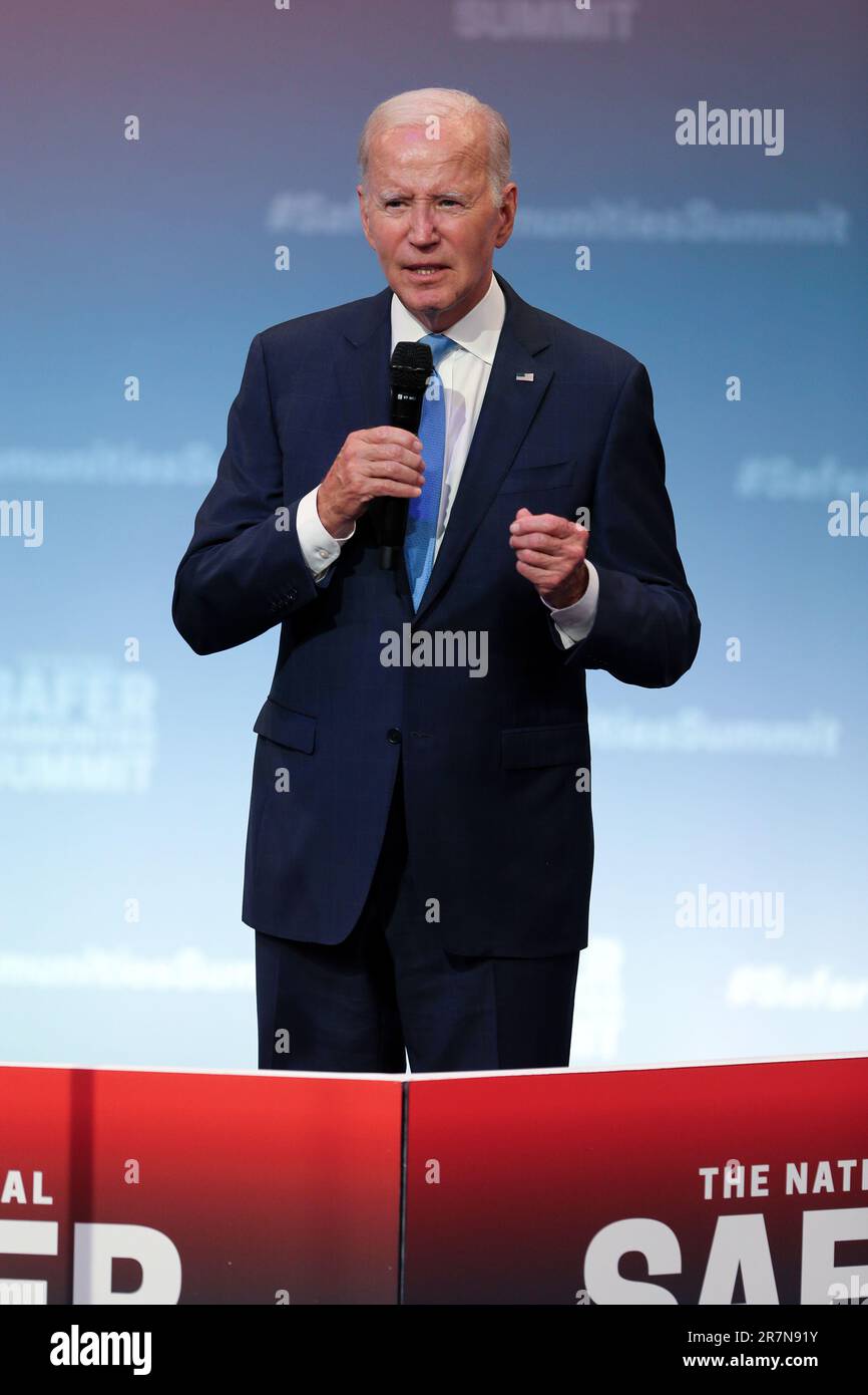 West Hartford, Connecticut, USA. 16. Juni 2023. PRÄSIDENT JOE BIDEN ...