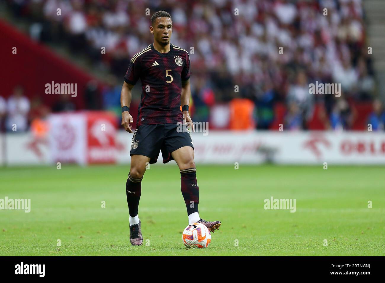 Thilo Kehrer aus Deutschland beim internationalen Freundschaftsspiel ...