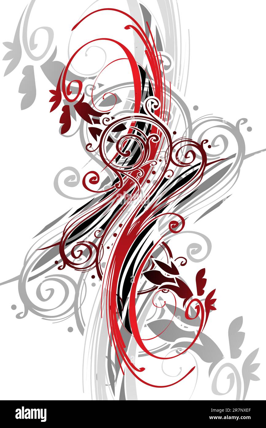 Typografische vignette Stock-Vektorgrafiken kaufen - Alamy