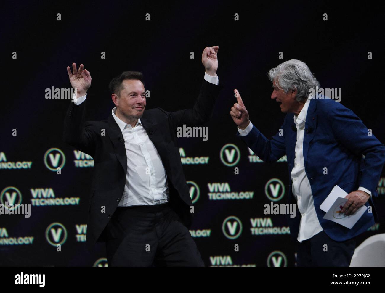 Paris, Frankreich. 16. Juni 2023. Maurice Levy, Vorsitzender der Elon ...