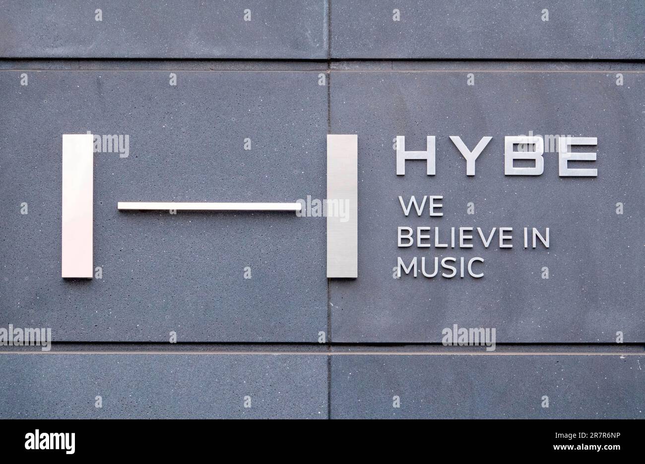 BTS' 10. Jubiläumsfeier Festa, 15. Juni 2023 : das Hauptbürogebäude VON HYBE in Seoul, Südkorea ...