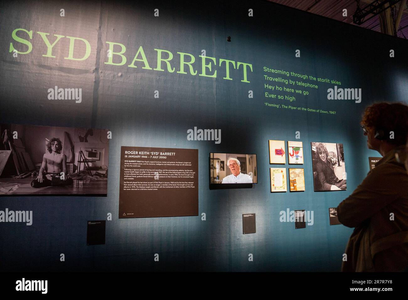 Toronto, Kanada. 15. Juni 2023. Besucher besuchen die Ausstellung „Pink Floyd - Ihre sterblichen ...