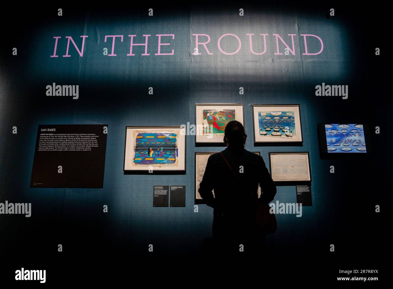 Toronto, Kanada. 15. Juni 2023. Besucher besuchen die Ausstellung „Pink Floyd - Ihre sterblichen ...