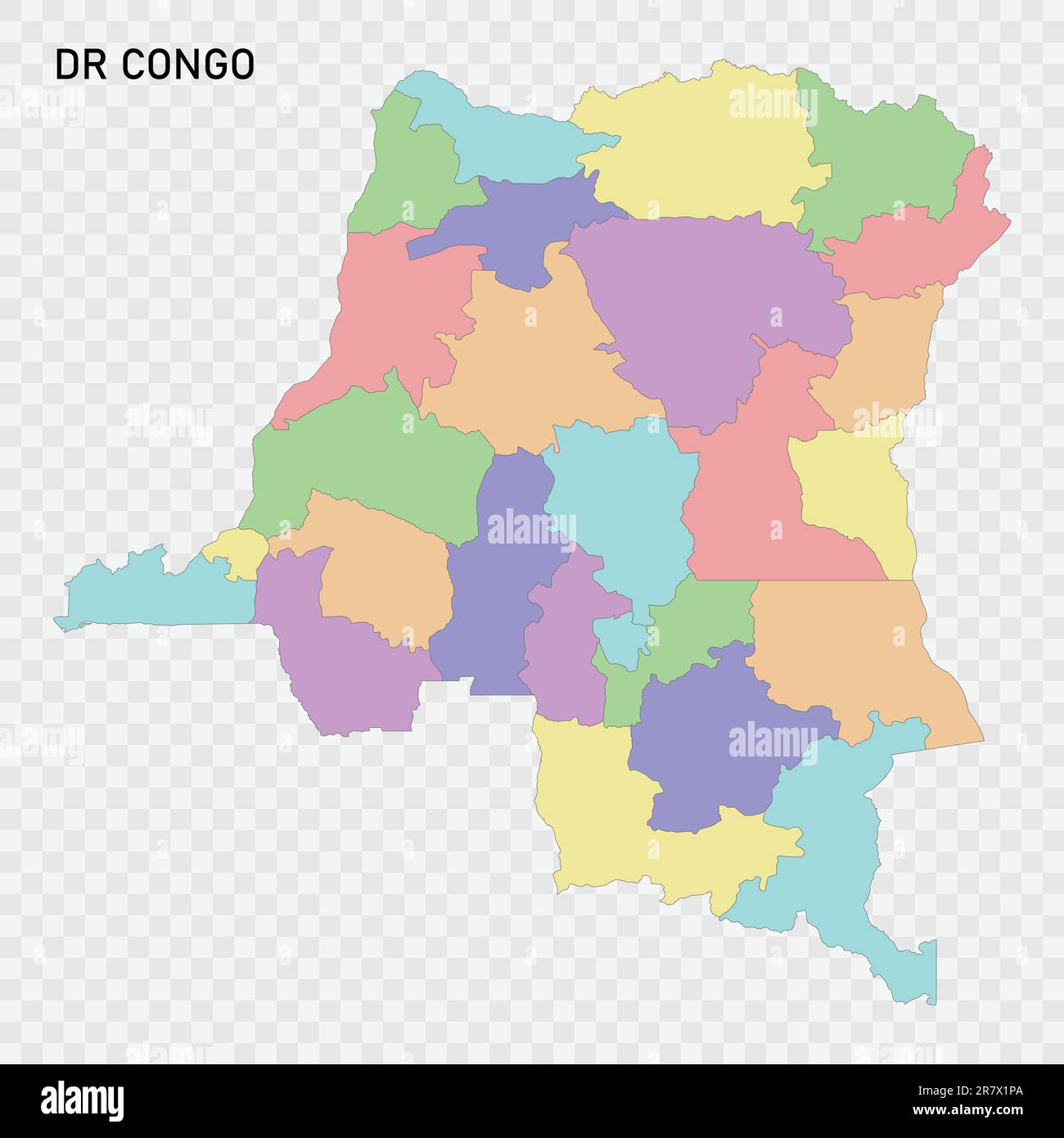Mapa de congo Stock-Vektorgrafiken kaufen - Alamy