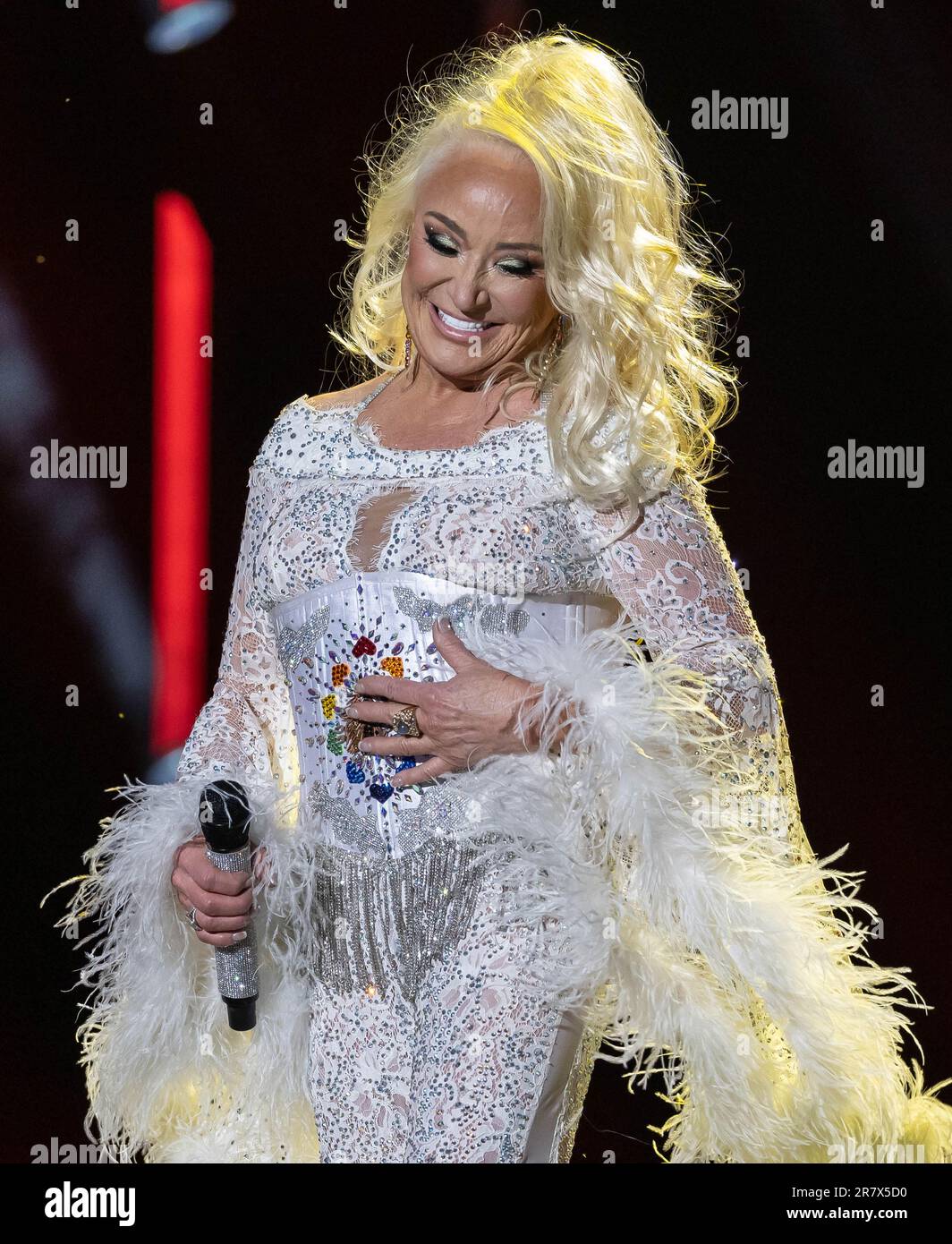 Tanya Tucker tritt am 2. Tag des CMA Fests im Nissan Stadium am ...