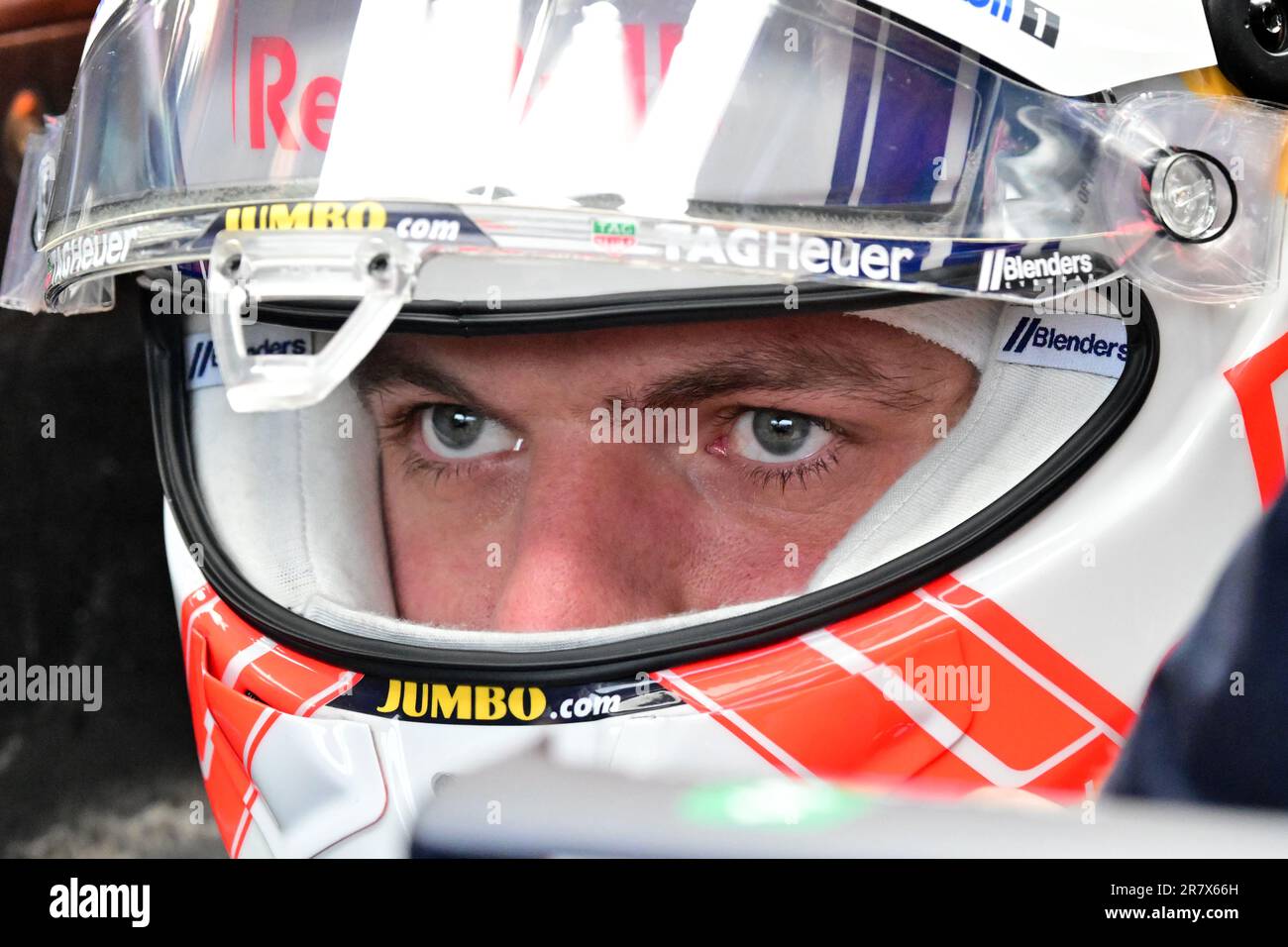 VERSTAPPEN Max (Ned), Red Bull Racing RB19, Portrait während des Formel ...