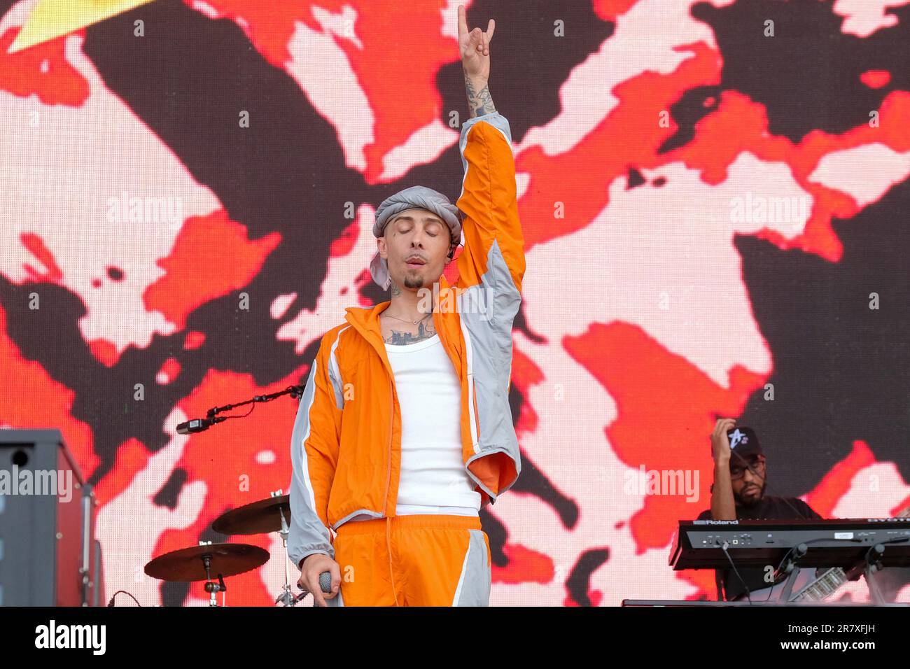 Costadinos Contostavlos, bekannt als Bühnenname Dappy, live auf der ...