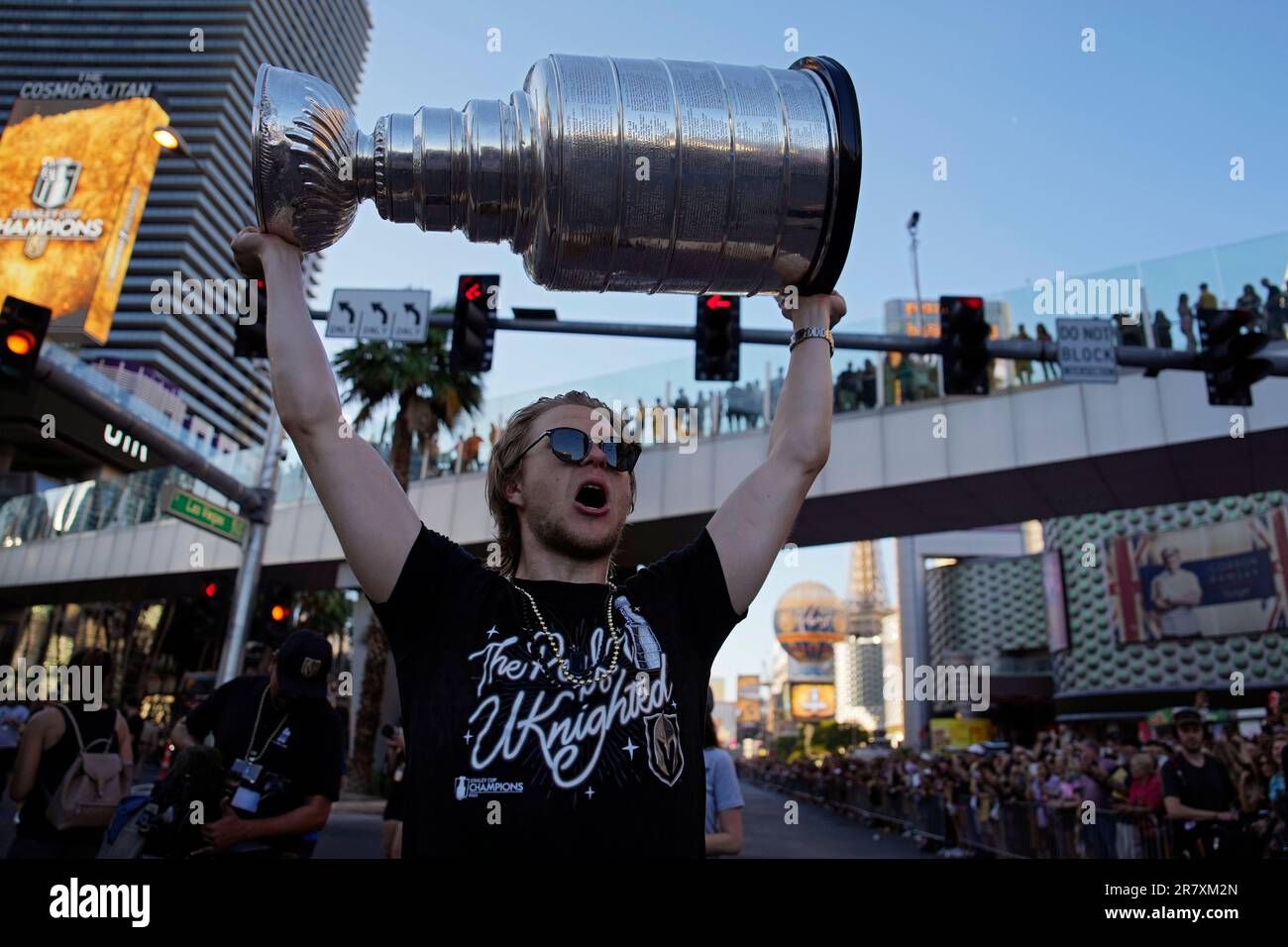 Vegas Golden Knights center William Karlsson celebrates with the ...