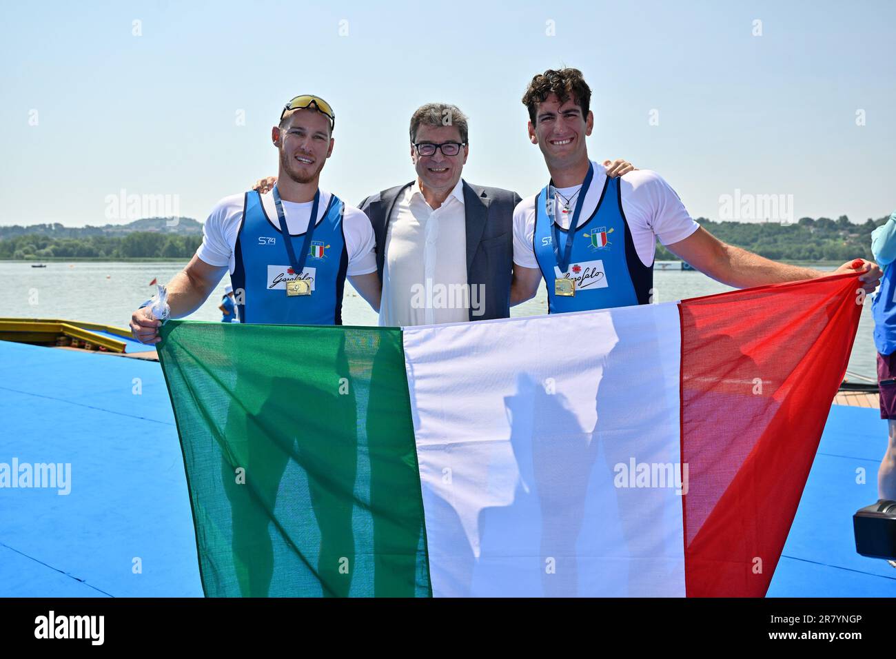 Varese, Italien. 18. Juni 2023. Halbfinale der Doppelskulpturen für ...