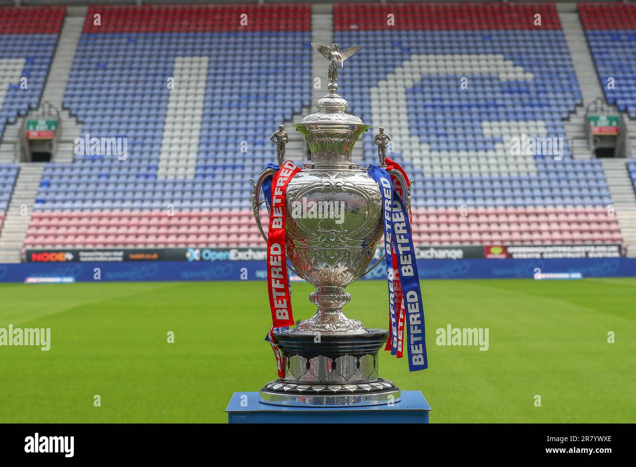 Der Betfred Challenge Cup vor dem Viertelfinalspiel des Betfred Challenge Cup Wigan Warriors vs ...