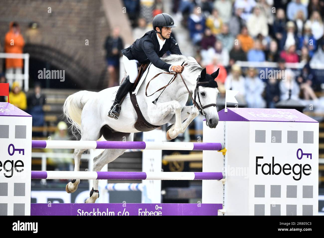 Victor Bettendorf, Luxemburg, mit dem Pferd Simolo de la Roque Zwährend ...