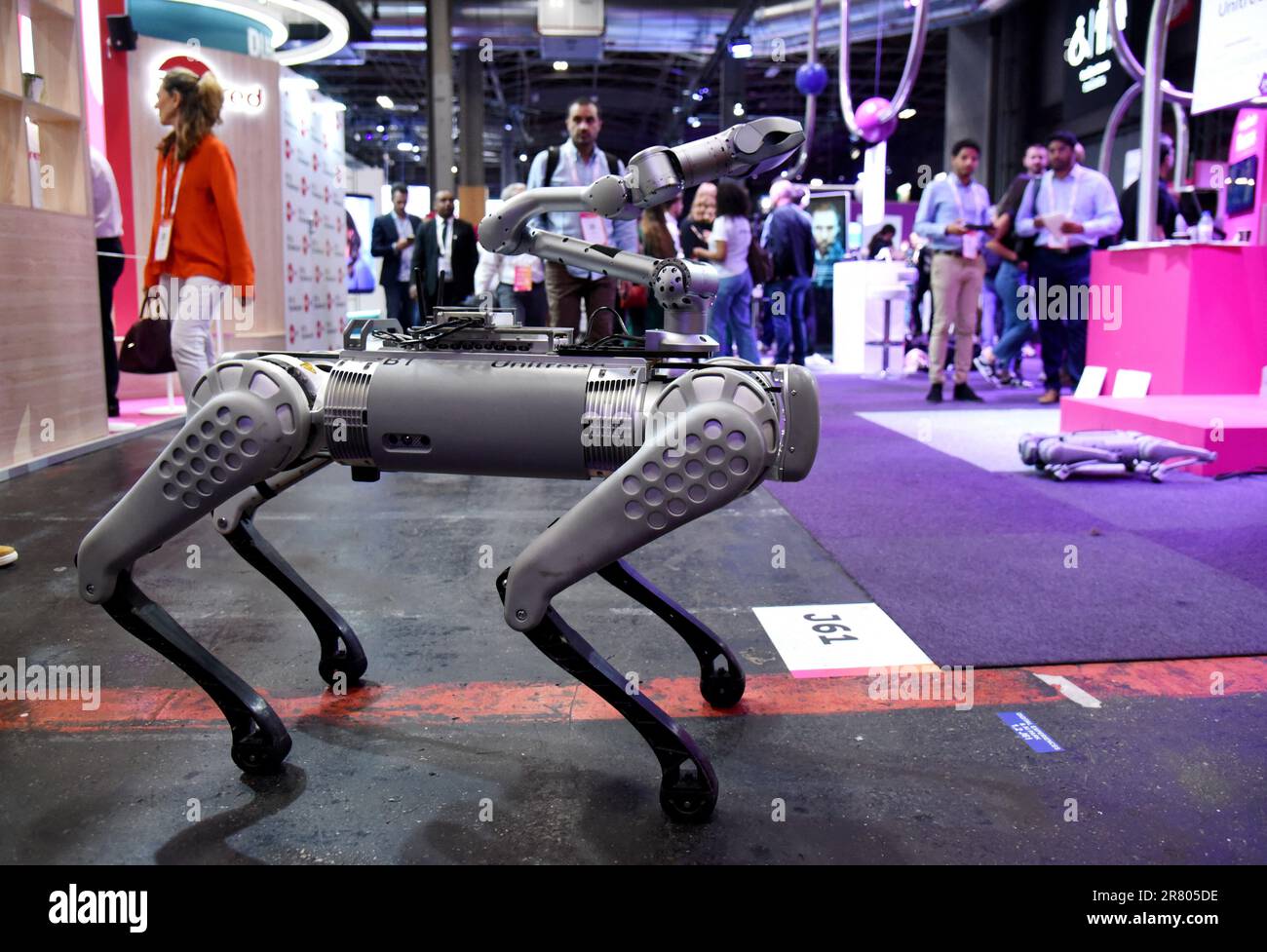 Allgemeine Atmosphäre während der Viva Technology VivaTech 2023 Messe ...