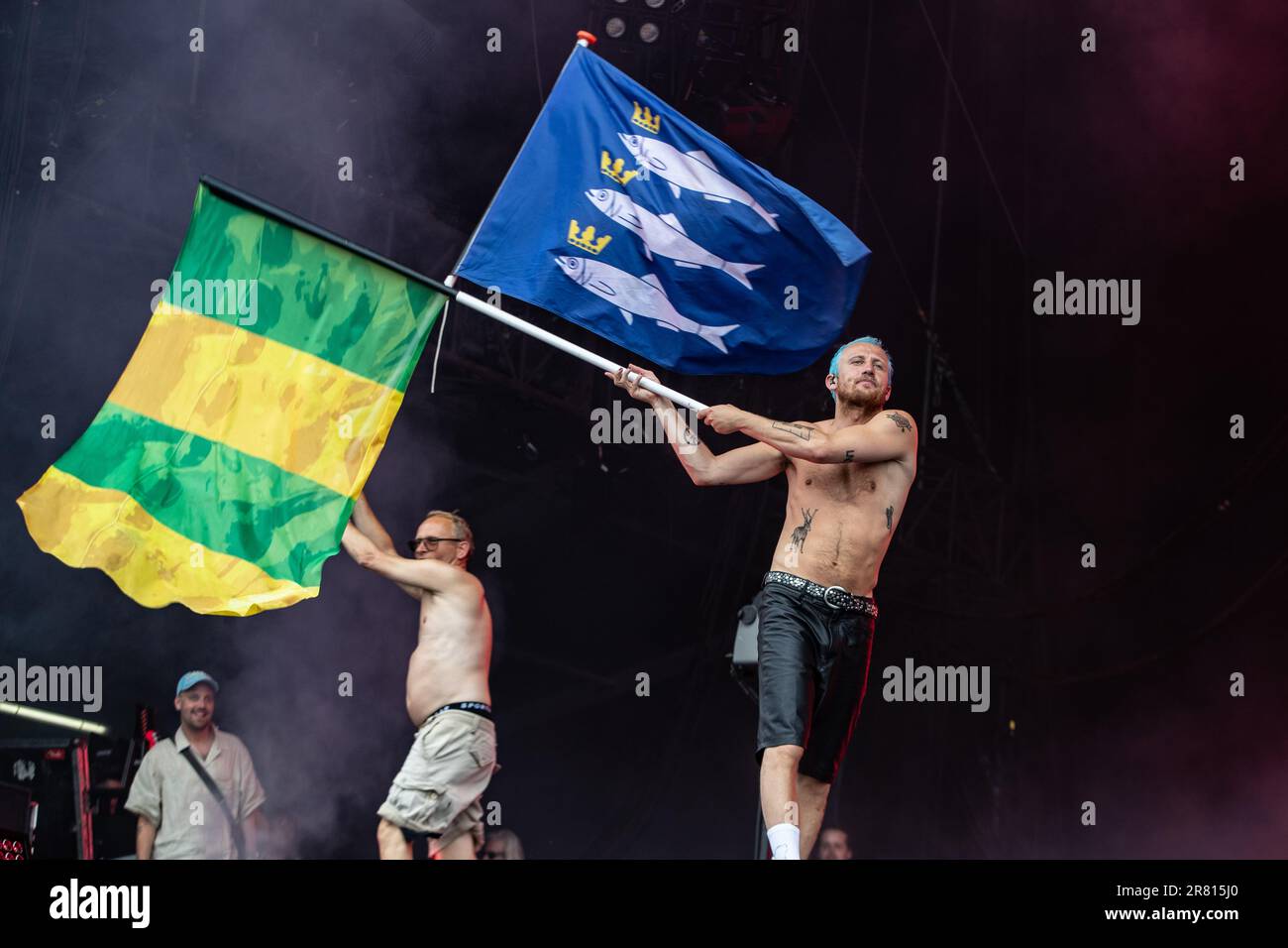 LANDGRAAF - die Formation Goldband aus Den Haag tritt am zweiten Tag ...