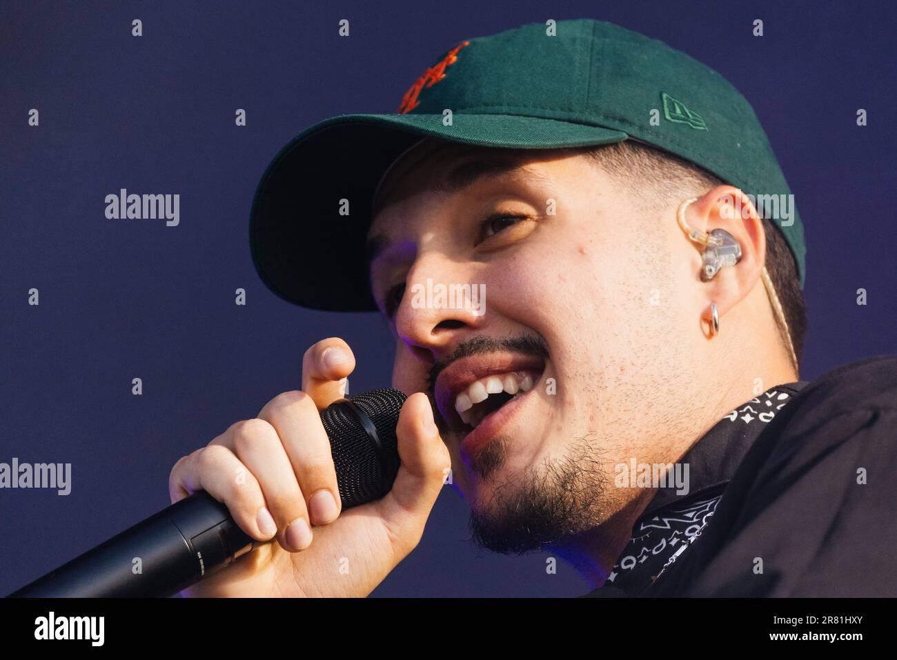 Neuhausen Ob Eck, Deutschland. 18. Juni 2023. Rapper Rin tritt beim ...