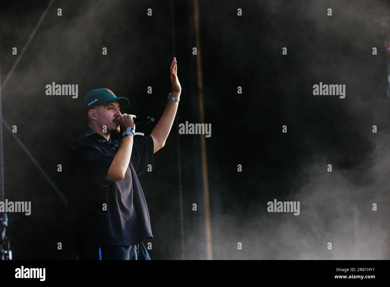 Neuhausen Ob Eck, Deutschland. 18. Juni 2023. Rapper Rin tritt beim ...