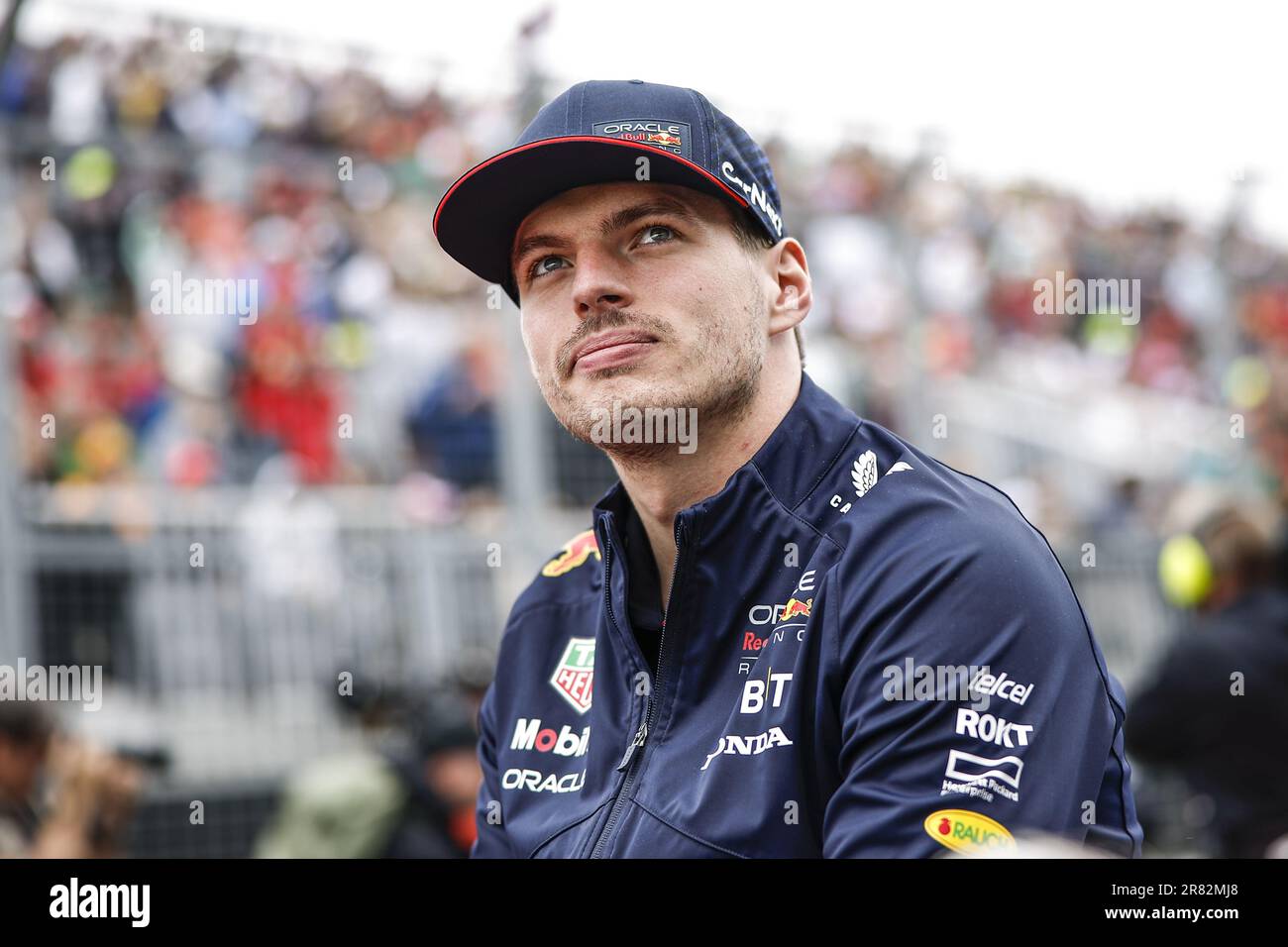 VERSTAPPEN Max (Ned), Red Bull Racing RB19, Portrait während des Formel ...