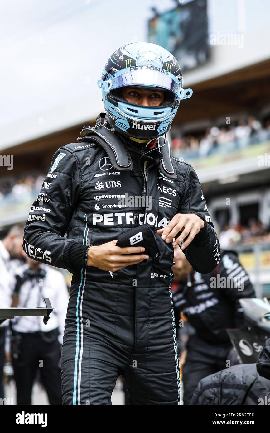 RUSSELL George (gbr), Mercedes AMG F1 Team W14, Portrait während des ...