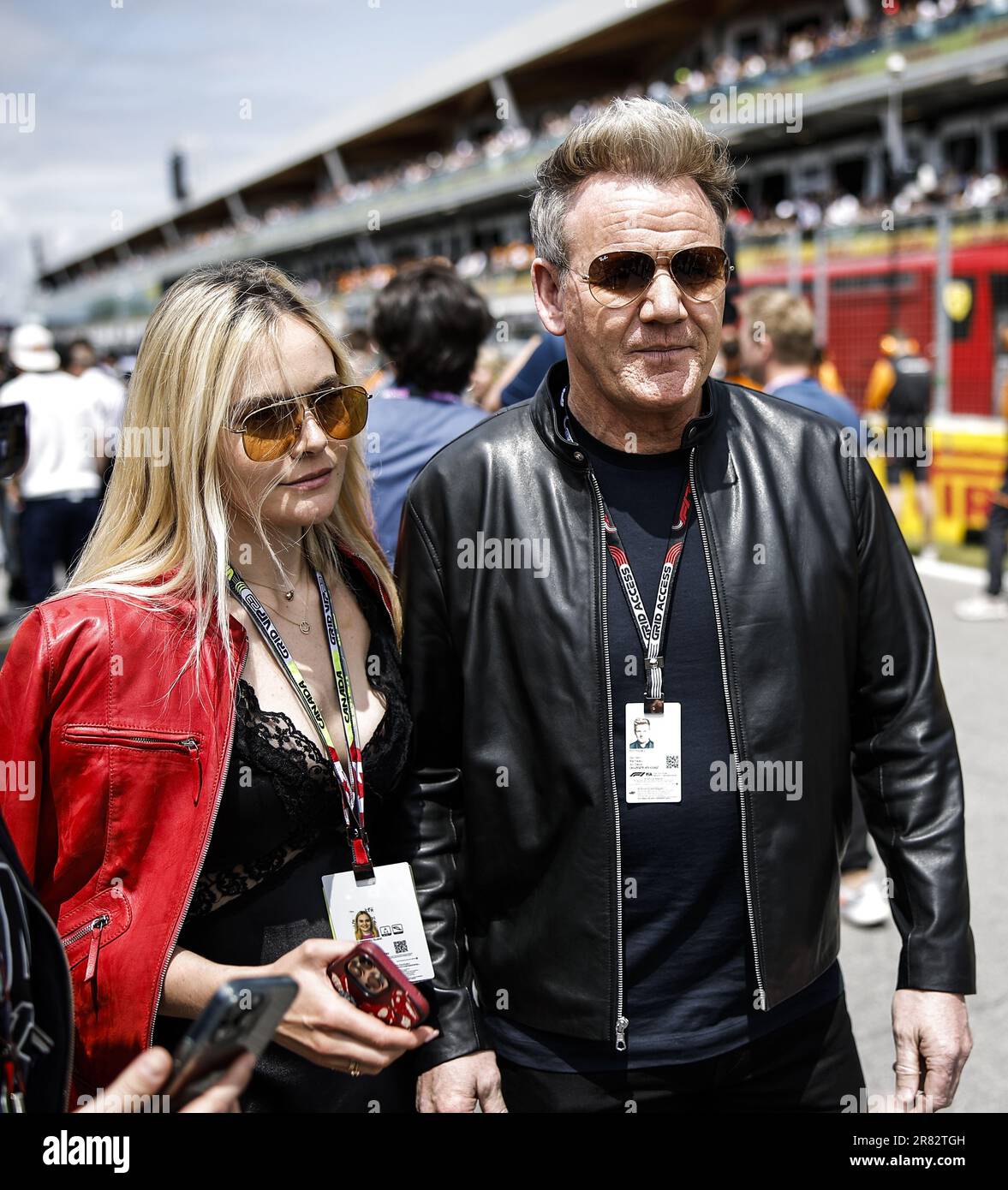 Gordon Ramsay mit seiner Frau Cayetana Elizabeth „Tana“ Ramsay während ...